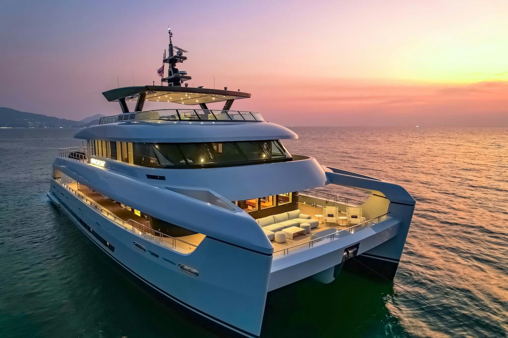 SPACECAT Yacht for Charter | 117' 10" (35.9m) 2022 4 Cabins Silver Yachts | N&J